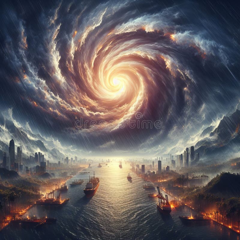 98 2. Tempestuous Typhoon - a Massive Tropical Storm S Stock Photo ...