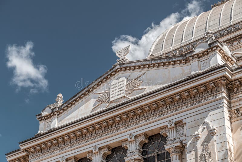 The Great Synagogue of Rome Stock Photo - Image of great, largest ...
