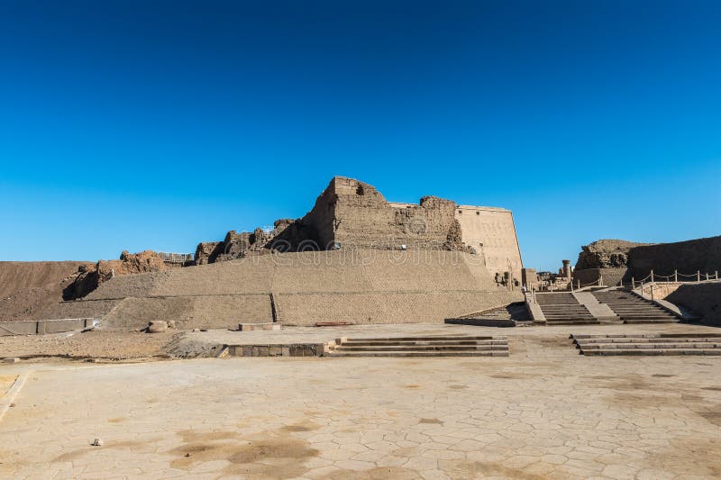 Tempio Tolemaico Di Horus, Edfu, Egitto Fotografia Stock - Immagine di ...