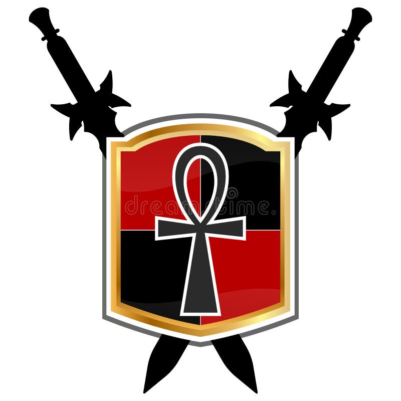 Templar Shield Vector Icon. Stock Vector - Illustration of graphic ...
