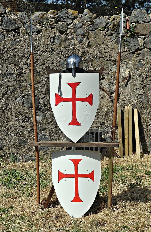 Templar editorial stock image. Image of shields, shield - 54754114
