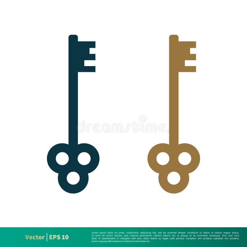 Key Real Estate Vector Icon Logo Template Illustration Design. Vector ...