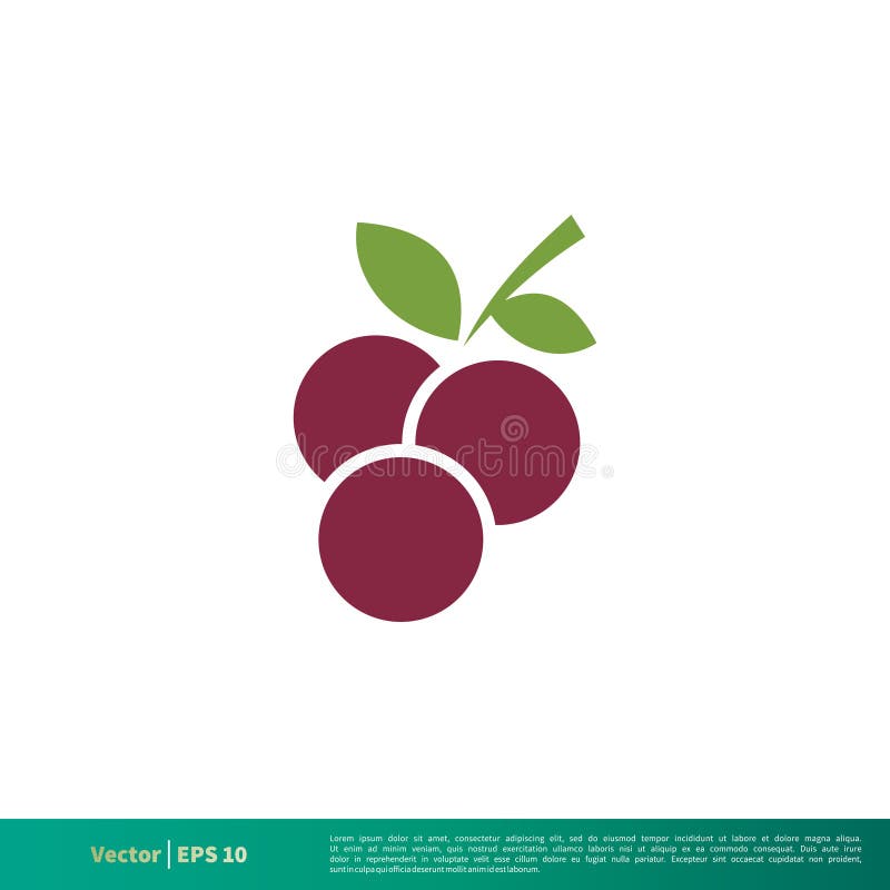 Berry Fruit Icon Vector Logo Template Illustration Design. Vector EPS ...