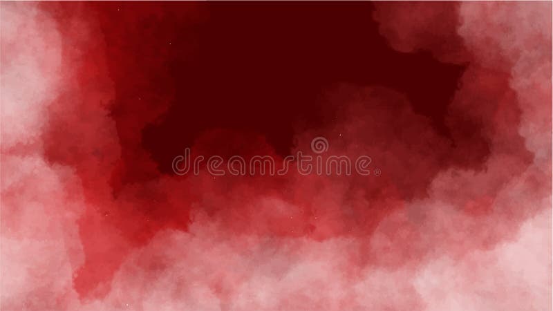 Colorful Smoke in Black Night Sky Watercolor Painting Abstract ...