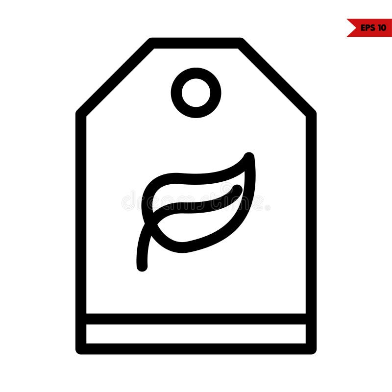 Illustration of Label Line Icon Stock Vector - Illustration of ...