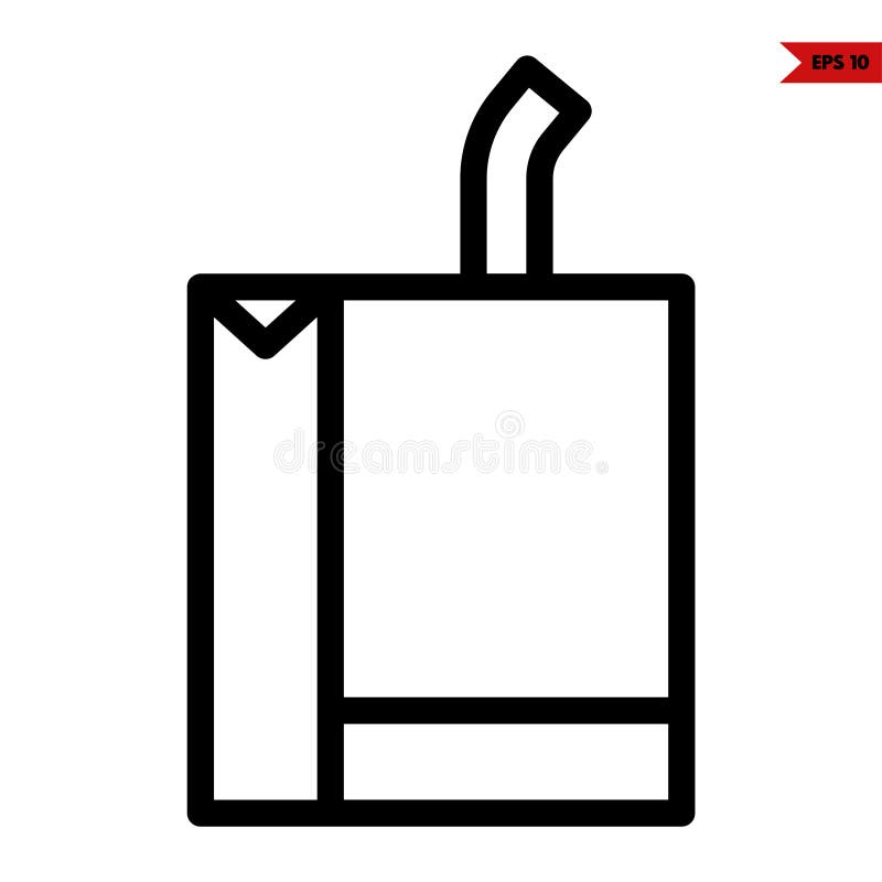 Illustration of Milk Line Icon Stock Vector - Illustration of design ...