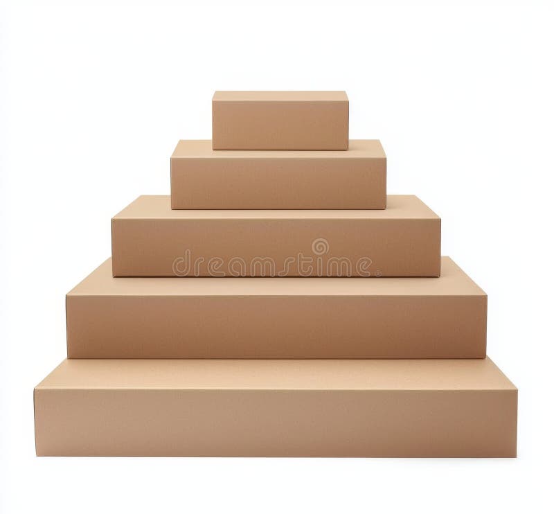 Template for Advertising Product Insert Holes on a Cardboard Counter Display, 3D Illustration ...