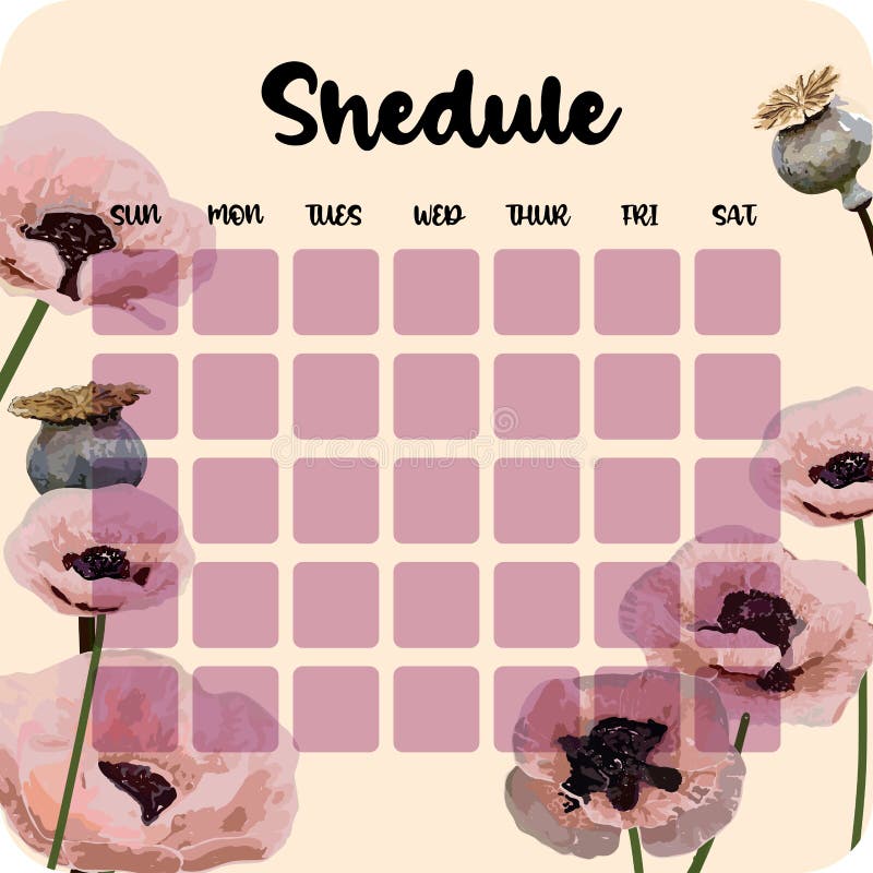 Template for Agenda, Schedule, Planners, Checklists, Bullet Journal ...