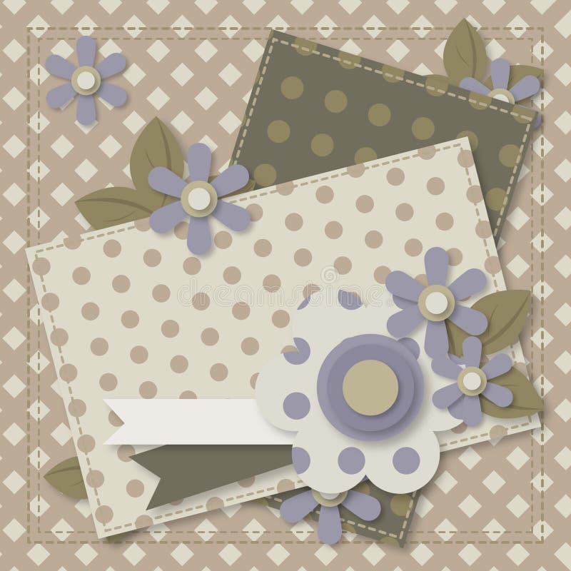 Template of album page stock vector. Illustration of empty - 35418027