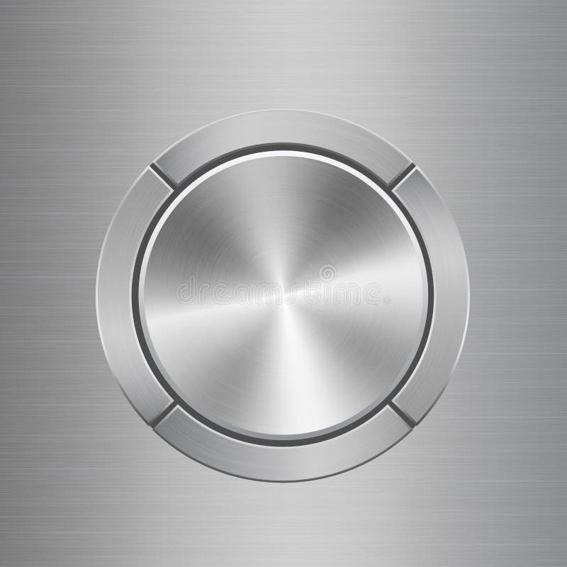 Template for Audio Control Panel with Buttons Around Main Button Stock ...