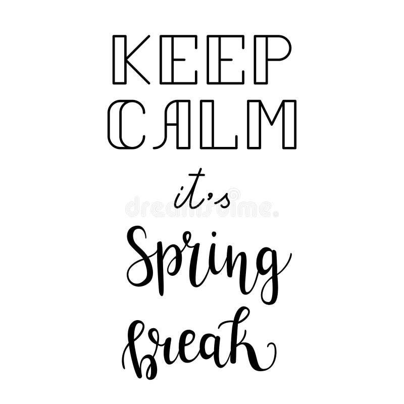 Inspirational Black Vector Lettering on White Background. Stock Vector ...