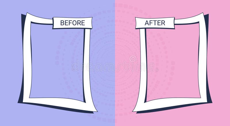Before and after Template Background. Comparison for Graphic Design ...