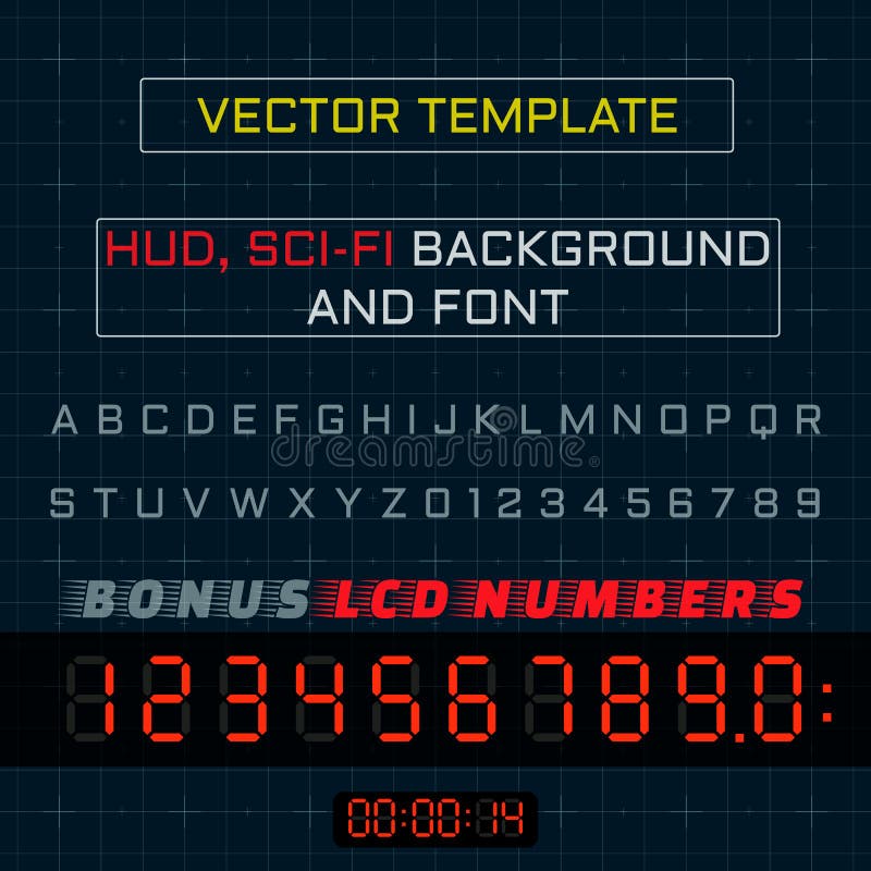 Template stock vector. Illustration of electronic, pattern - 83815009