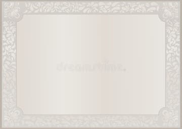 Template. Beige Certificate Stock Vector - Illustration of certificate ...