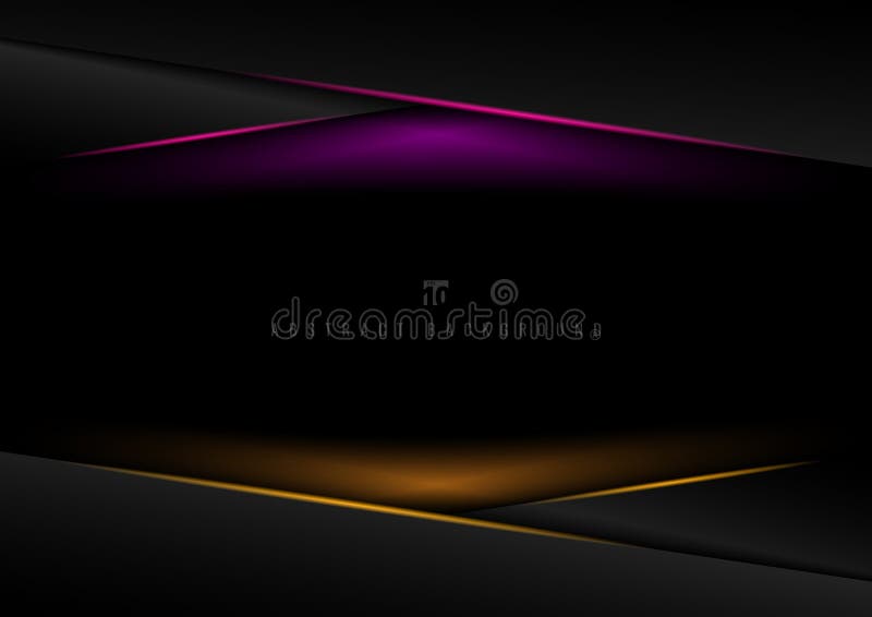 Yellow LED Lighting on the Exterior of a Modern Newly Built House. the ...