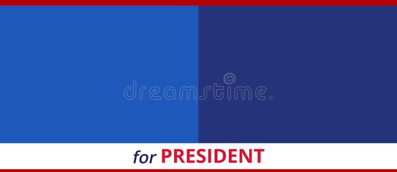 Template Blank Banner Background in Red and Blue As the Democrats and ...