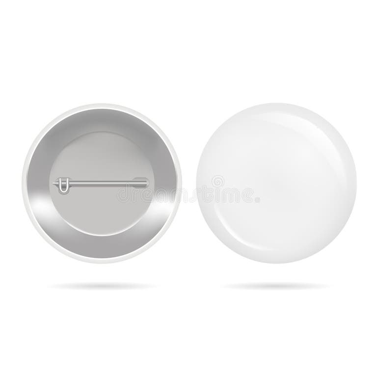 Blank Button Badge Stock Illustrations – 32,026 Blank Button Badge ...