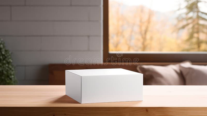 Template box mock up stock illustration. Illustration of marketing ...