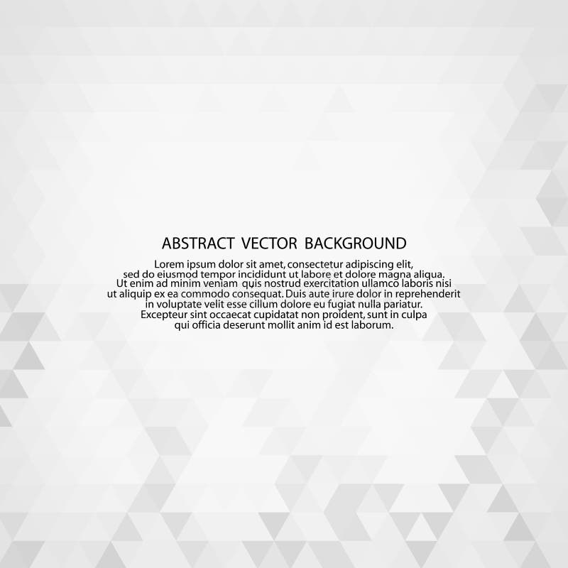 Template Brochure Design Gray and White Triangle. Presentation Layout ...