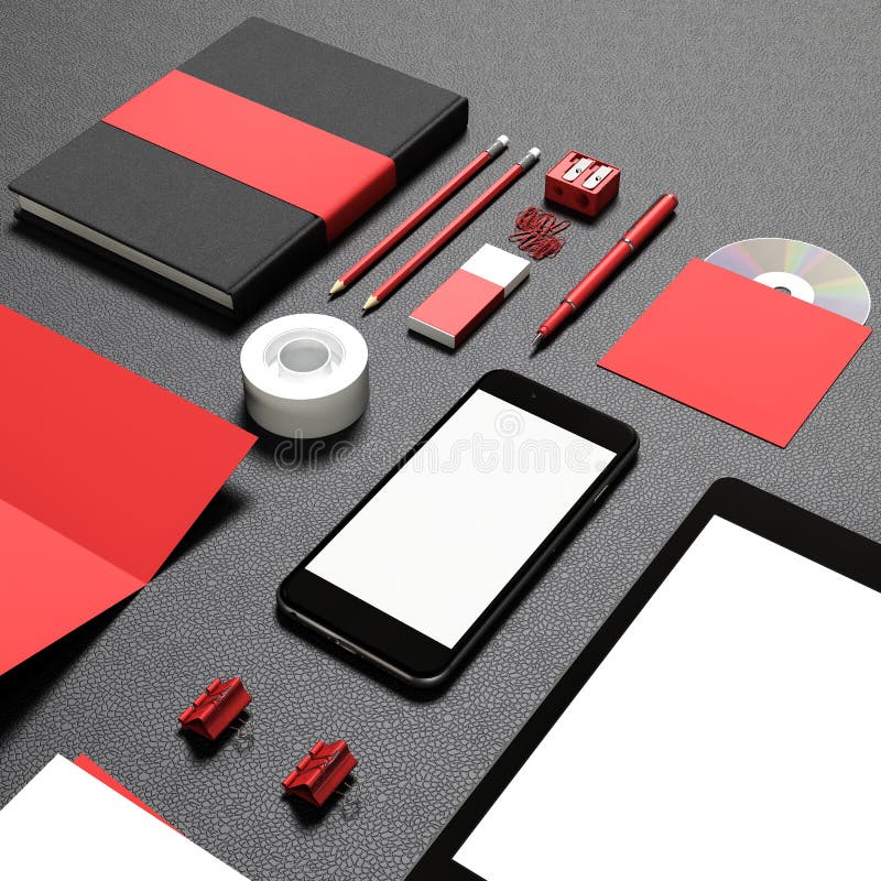 Template Business for Branding Stock Illustration - Illustration of ...