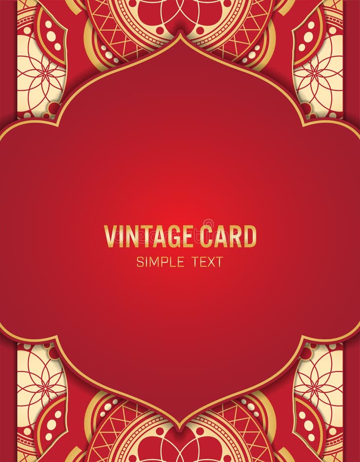 Template Card with Abstract Background, Vector Design Stock Vector ...