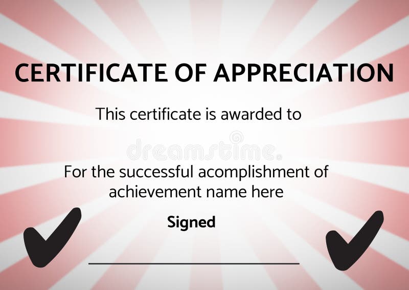 Pink Appreciation Template Stock Illustrations – 764 Pink Appreciation ...