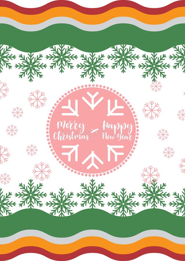 Template christmas size A4 stock vector. Illustration of design - 101695747