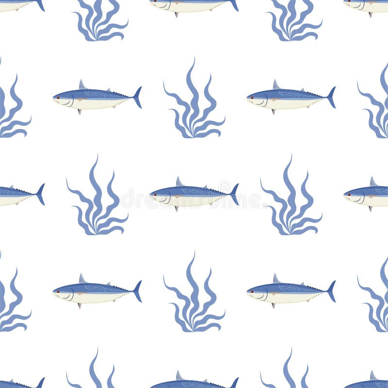 Tuna Fish. Mackerel Tuna stock vector. Illustration of fishing - 180229404