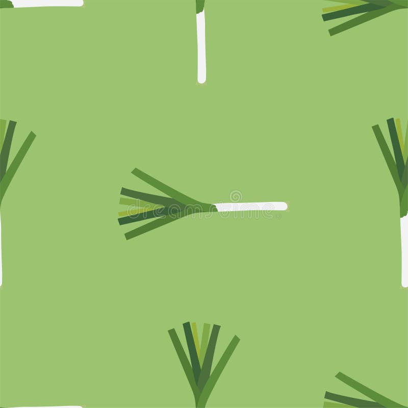 Cartoon Leek. Colored Seamless Vector Patterns Stock Vector ...