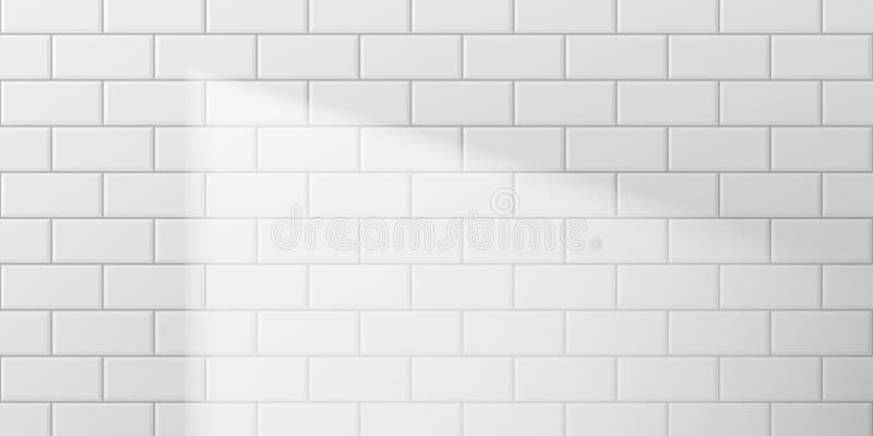 Template of Clear White Tile Wall Stock Vector - Illustration of remove ...