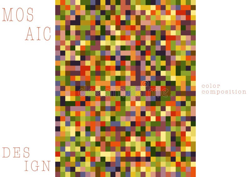 A Template of Colored Pixels for the Background, Cover, Screensaver ...