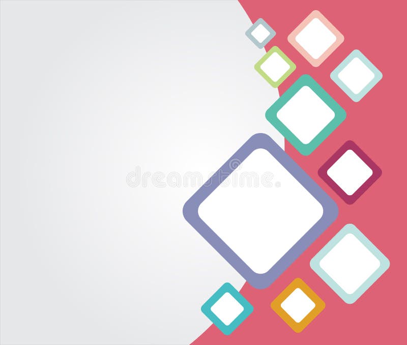 Template Colorful Rounded Rectangle Backgrounds with Copy Space Stock ...
