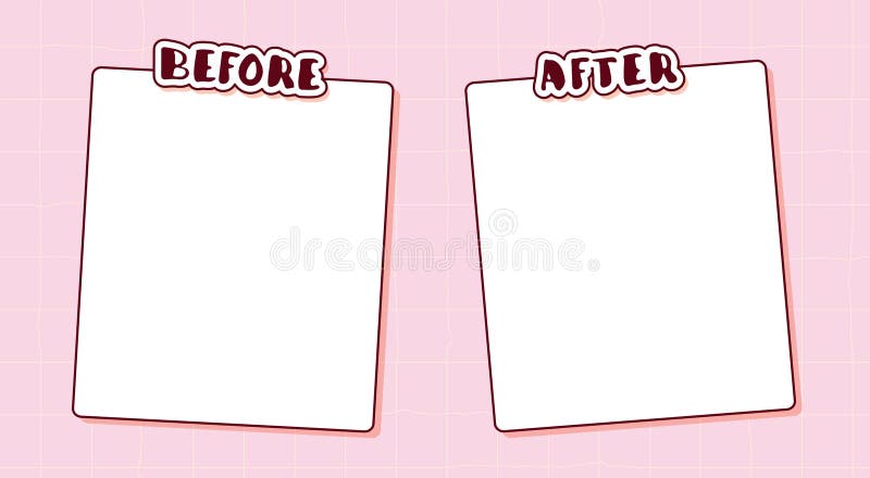 Before and after Template. Comparison Background for Graphic Design ...