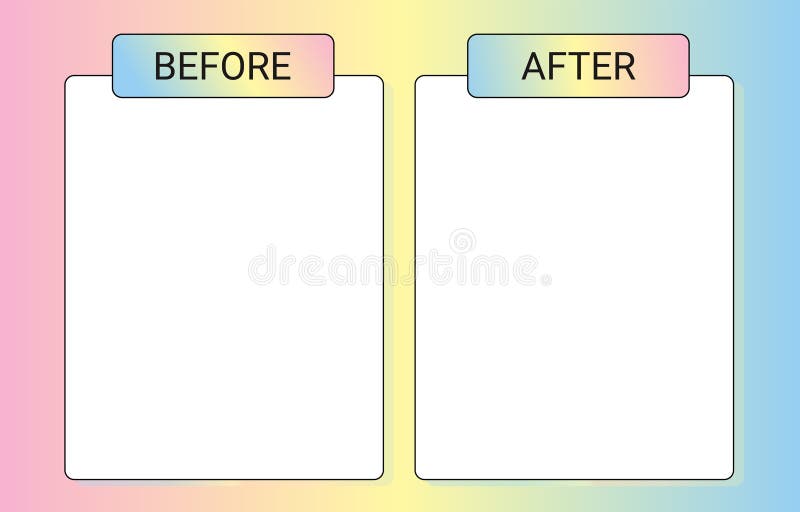 Before and after Template. Comparison Background for Graphic Design ...