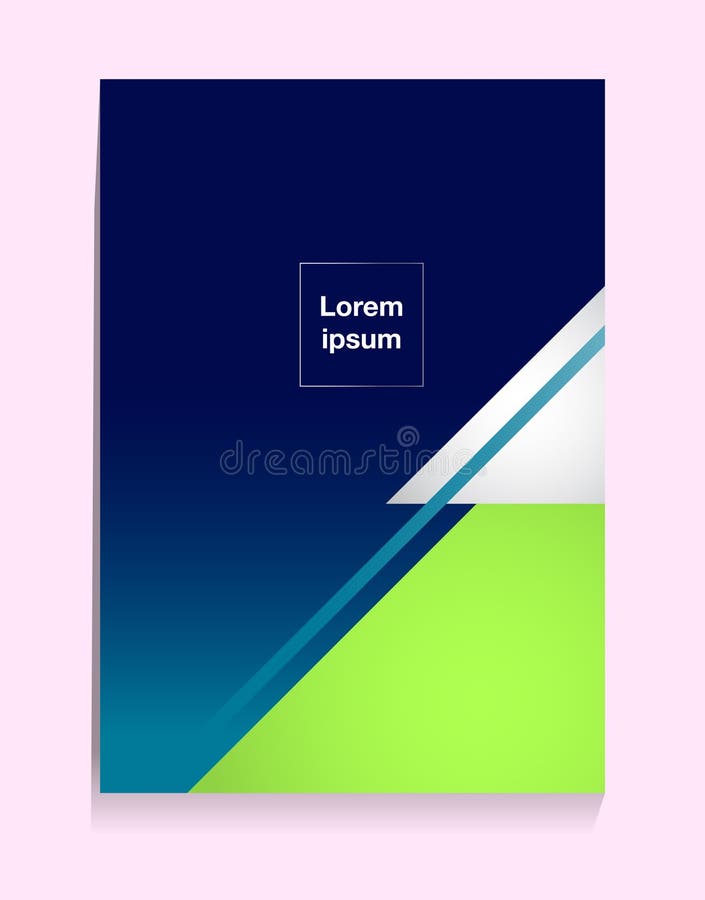 A4 template composition stock vector. Illustration of corporate - 115275352