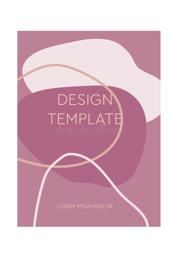 Template Covers with Trendy Geometric Patterns, Colors and Retro ...