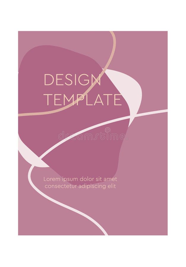 Template Covers with Trendy Geometric Patterns, Colors and Retro ...