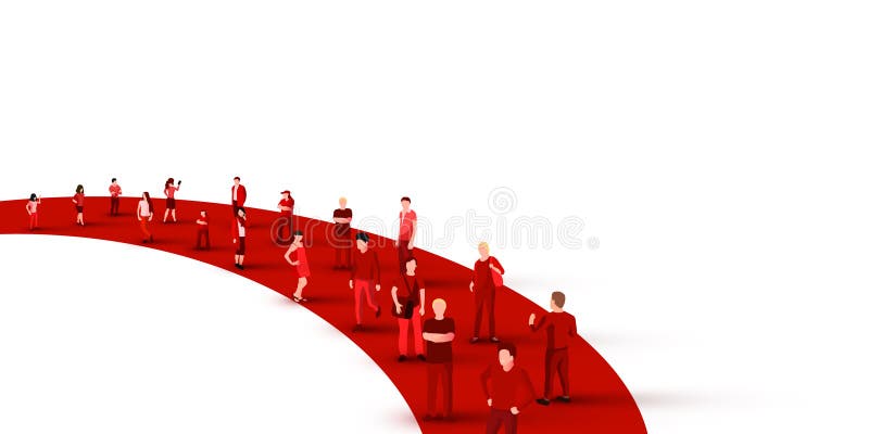 Template with a Crowd of People Standing in a Line. People Crowd Stock ... Template with a Crowd of People Standing in a Line. People Crowd Stock ...