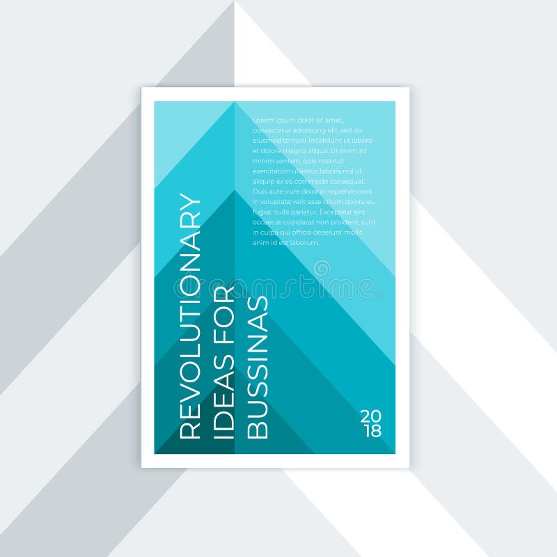 Template Design for Vertical Abstract Cover A4. Stock Vector ...