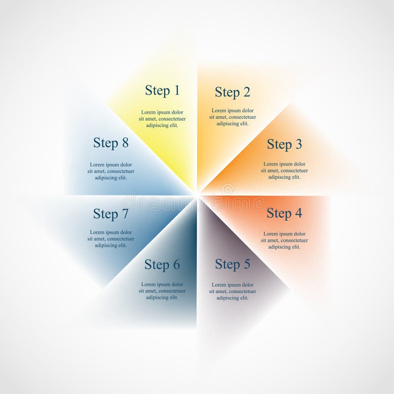 Eight Parts Cycle Diagram Template Stock Illustrations – 427 Eight ...