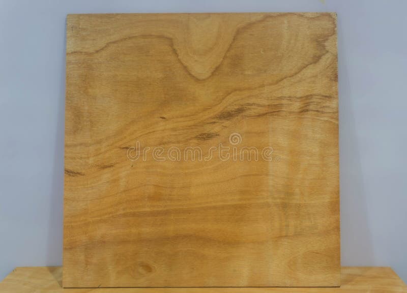 A Template Display on the Wood for Promotion Stock Image - Image of ...