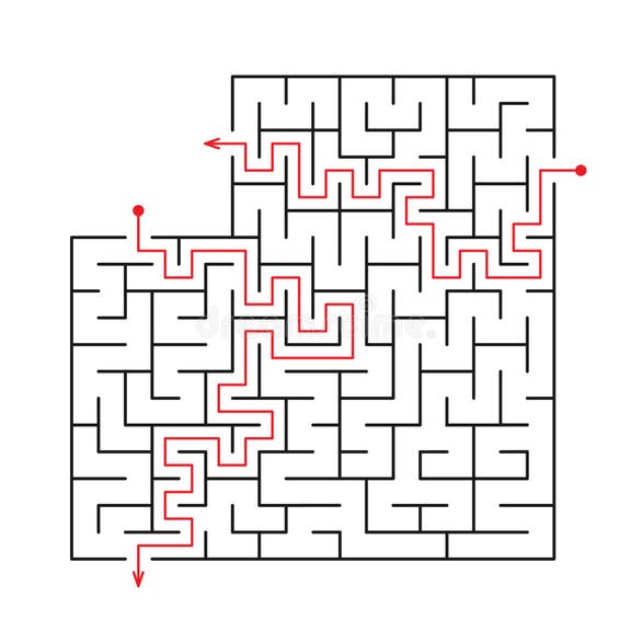 Template for an Educational Logical Game Labyrinth for Children with a ...