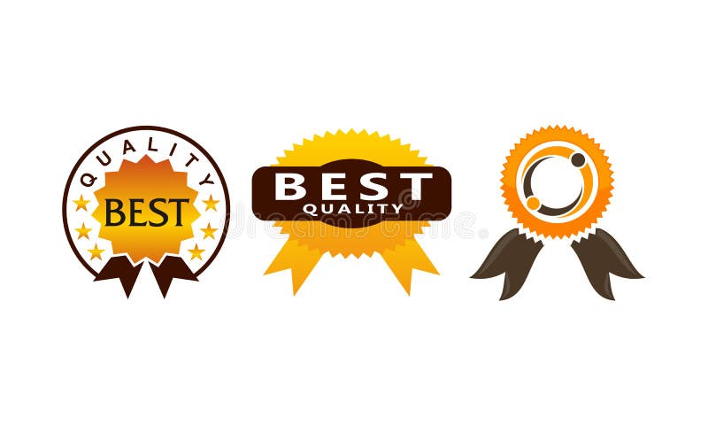 Emblem Best Quality Number 1 Stock Vector - Illustration of business ...