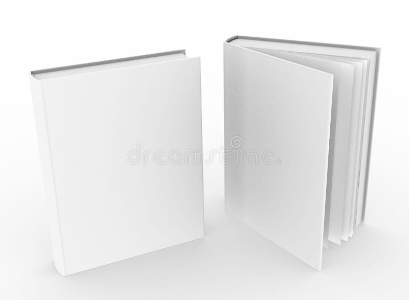 Empty A5 Hardcover Book Mockup in Hands, Design Template Stock Image ...
