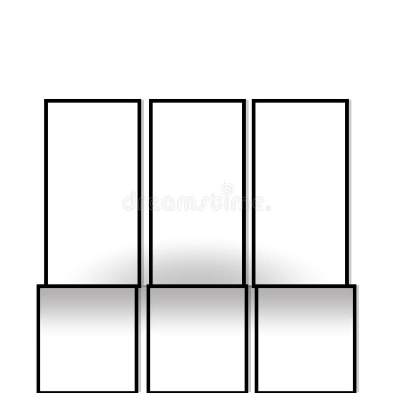 Template empty infographic stock vector. Illustration of black - 80779695