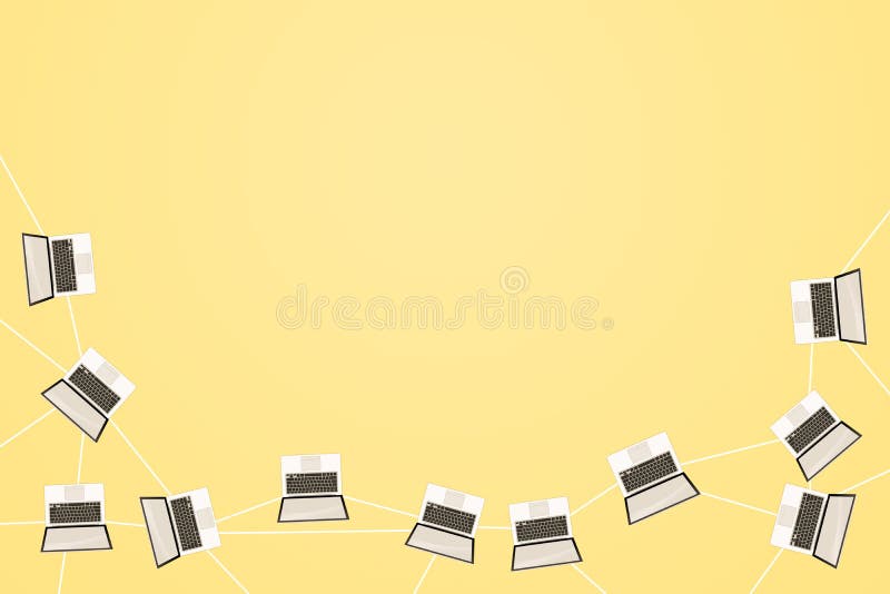 Template with an Empty Place for Text with a Frame from Computers Stock ...