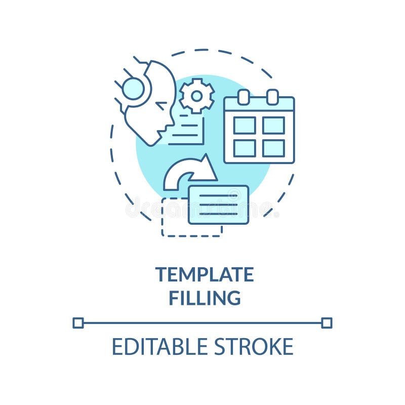 Prompt Engineering Soft Blue Concept Icon Stock Vector - Illustration ...