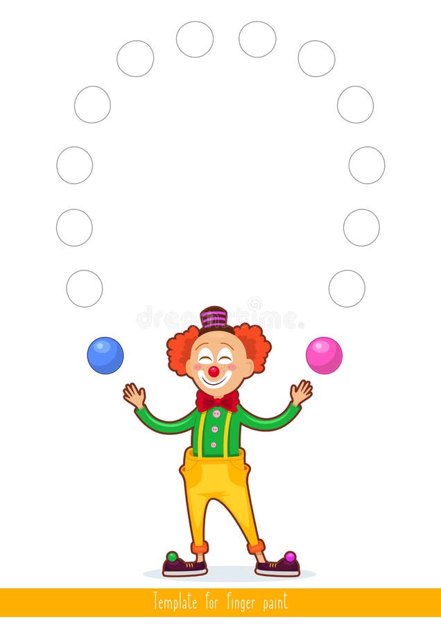 Finger Paint Art Game for Kids, Easy Fingerprint Animals. Childish ...