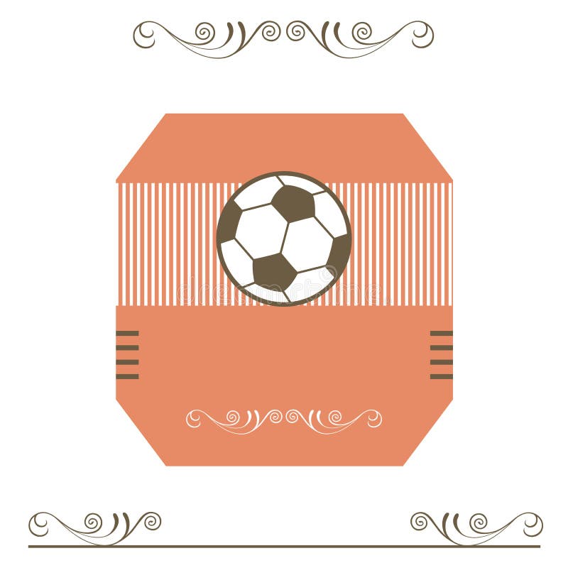Template Football Label Set Stock Vector - Illustration of banner ...