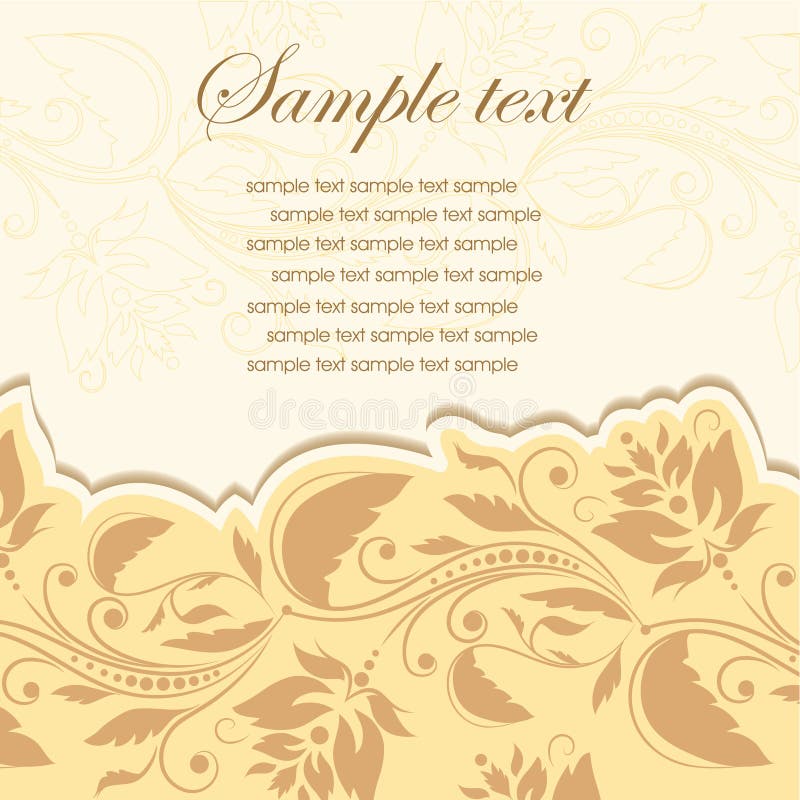 Template Frame. Abstract Background. Vector Stock Vector - Illustration ...